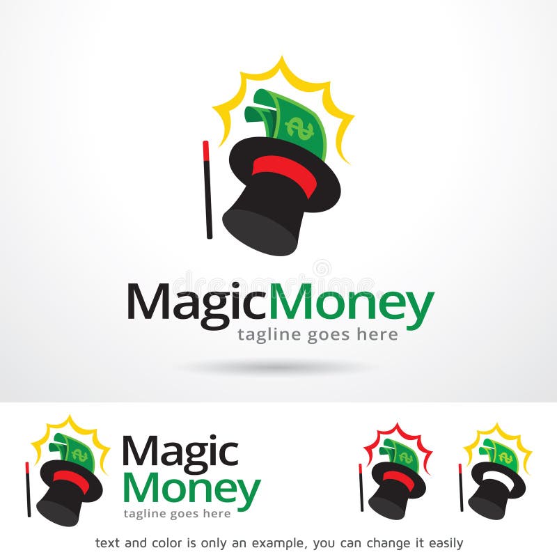 Magic Money Logo Template Design Vector Design Stock Vector ...