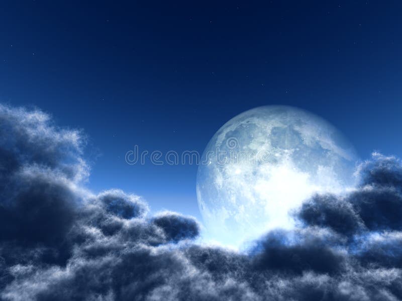Magic moon concept stock illustration. Illustration of atmosphere ...