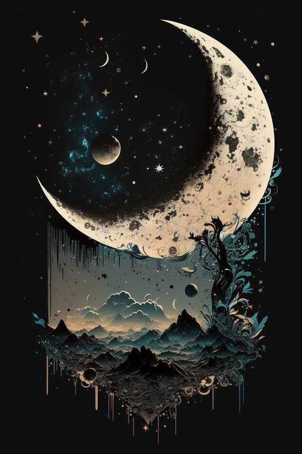Moon No Background Stock Illustrations – 1,577 Moon No Background Stock ...
