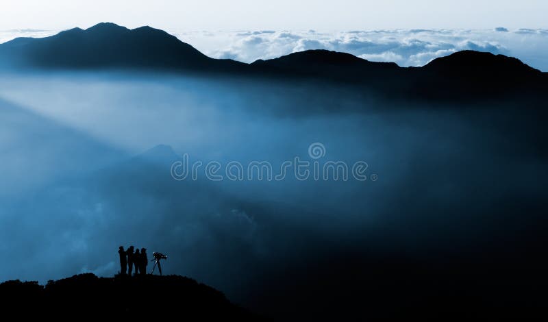 Magic morning clouds stock photo. Image of cloud, mist - 9830982