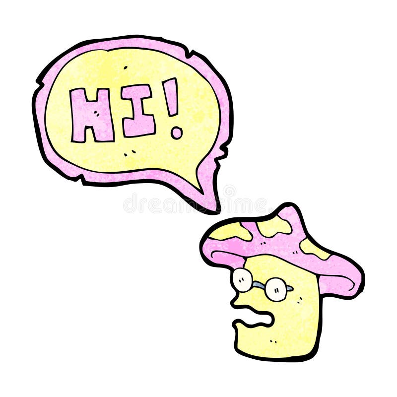 Magic Mushroom Cartoon Character Stock Vector - Illustration of ...