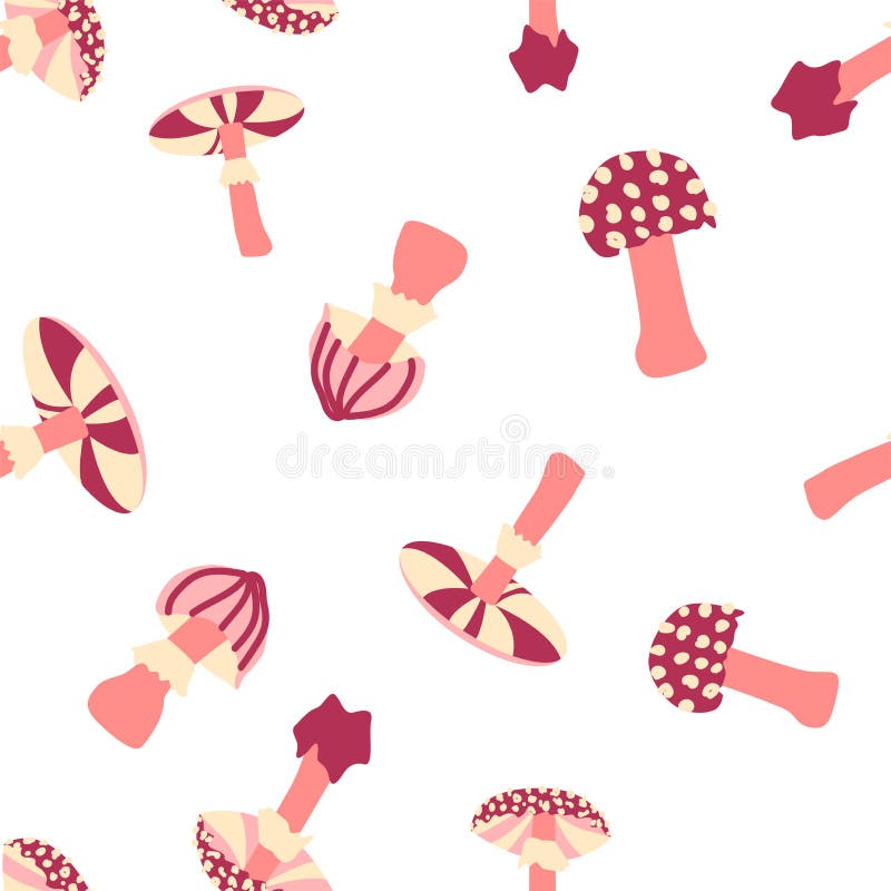 Magic Mushrooms Seamless Pattern. Psychedelic Hallucination. 60s Hippie ... Magic Mushrooms Seamless Pattern. Psychedelic Hallucination. 60s Hippie ...