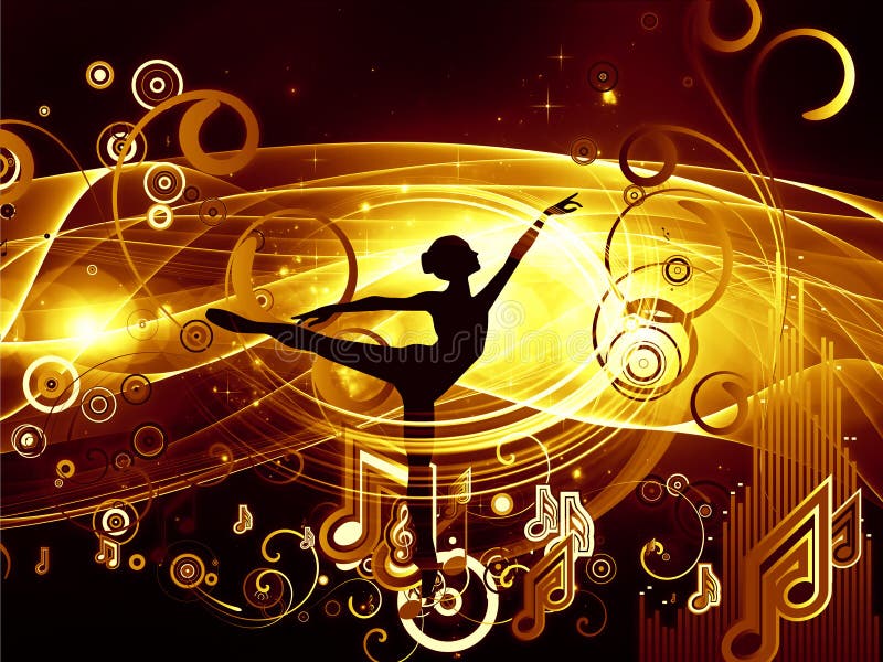 Magic of Music stock illustration. Illustration of design - 25444244