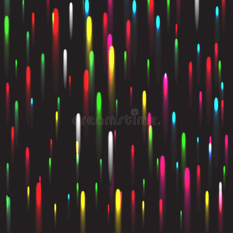 Magic Neon Colored Light Rays, Seamless Abstract Background Stock ...