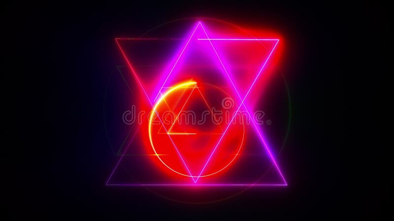 Magic neon sign stock video. Video of minimalist, black - 313847729