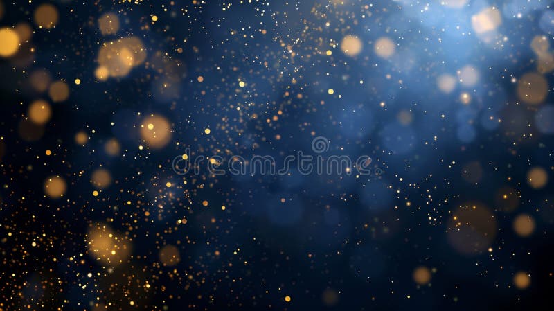 Magic Night Dark Blue Frames with Sparkling Glitter Stock Photo - Image ...