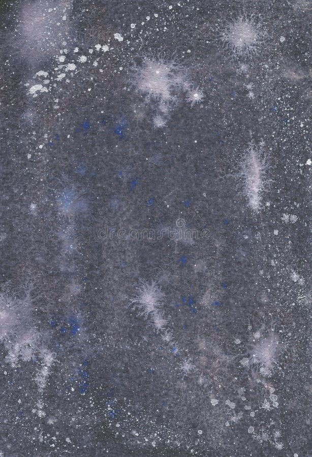 Magic Night Dark Watercolor Background. Stock Illustration ...