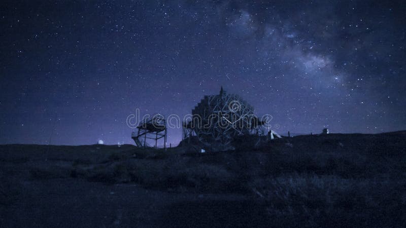 MAGIC - Observatory on the Roque De Los Muchachos Stock Image - Image ...