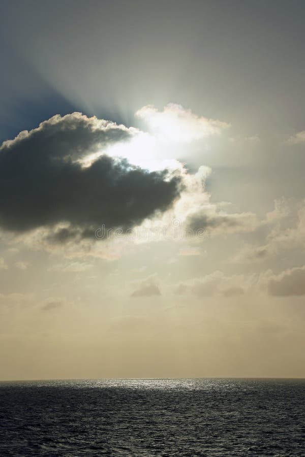 The Magic of the Ocean. the Bright Sun of the Southern Latitudes Over ...