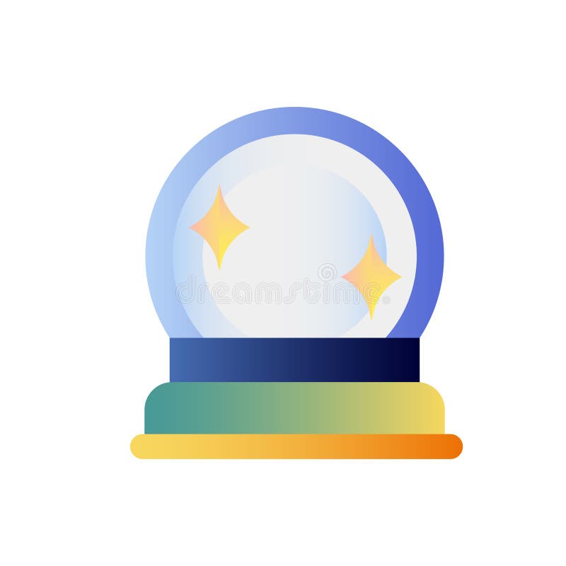 Magic Orb Gradient Illustration Stock Vector - Illustration of fortune ...