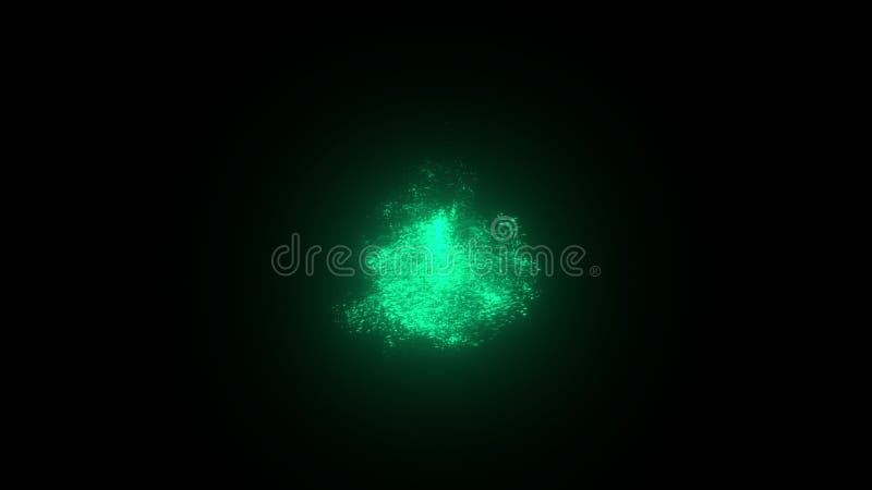 Magic Green Particle Animation. Sci-fi Particles. Particle Smoke Animation. Energy Particle ...