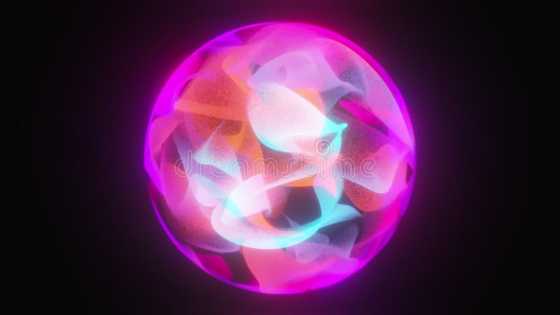 Magic Particle Sphere stock video. Video of ball, sphere - 302734741