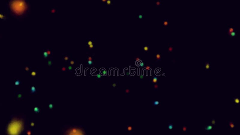 Magic Particles Form Beatuful Trails. Swirl Structure Stock Video ...