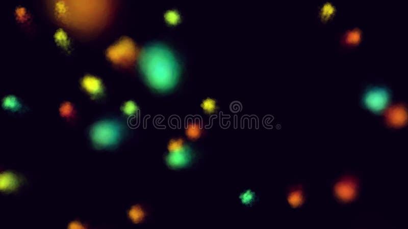 Magic Particles Form Beatuful Trails. Swirl Structure Stock Footage ...