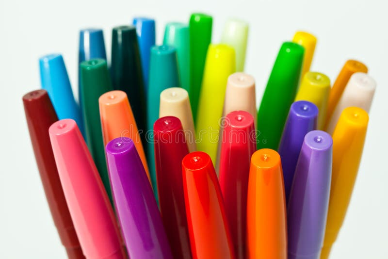 Magic pen stock photo. Image of motley, white, stationery - 26770190