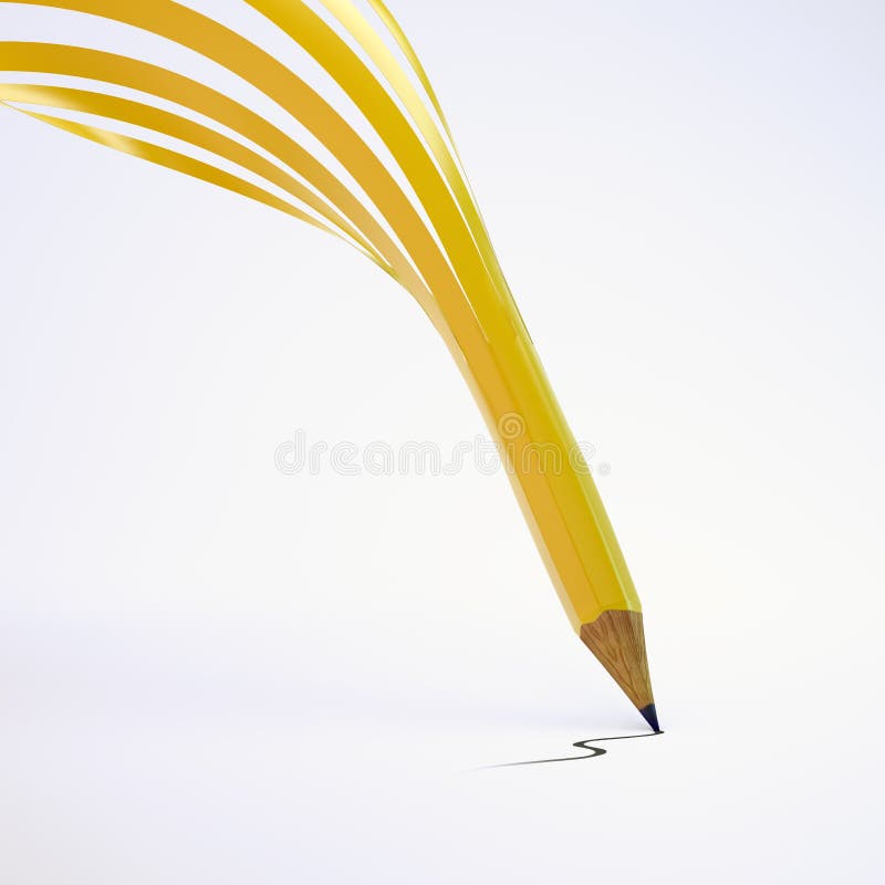Magic pencil stock vector. Illustration of writing, background - 22543295
