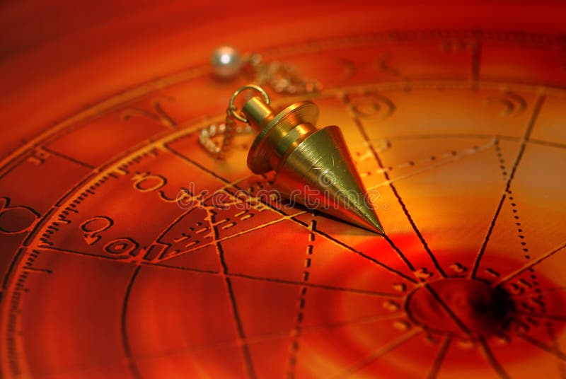 Magic pendulum stock image. Image of zodiacal, prediction - 3077247