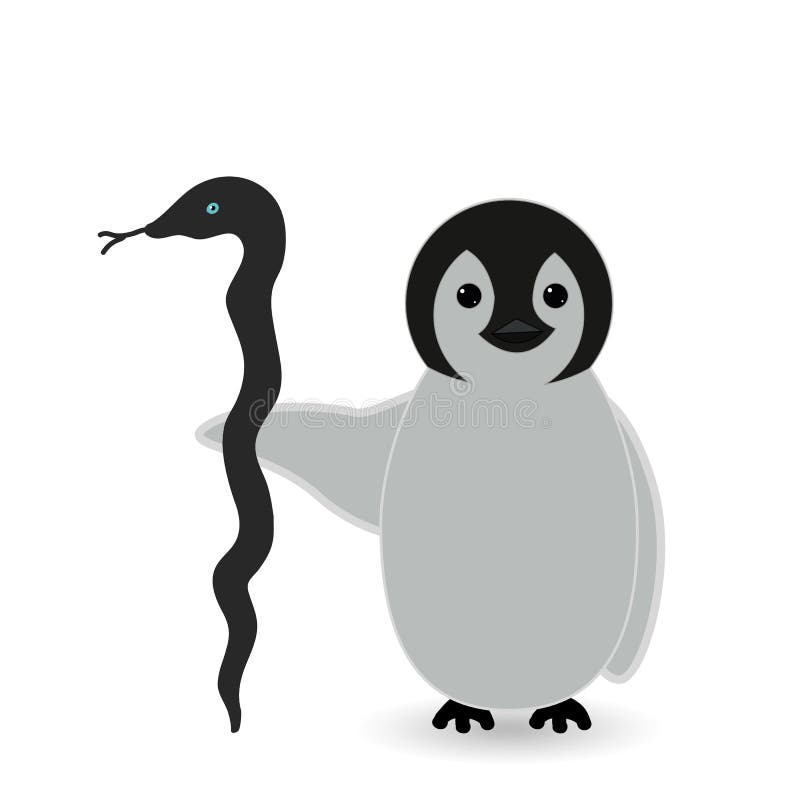 Magician Penguin Character Vector Illustration Stock Vector ...