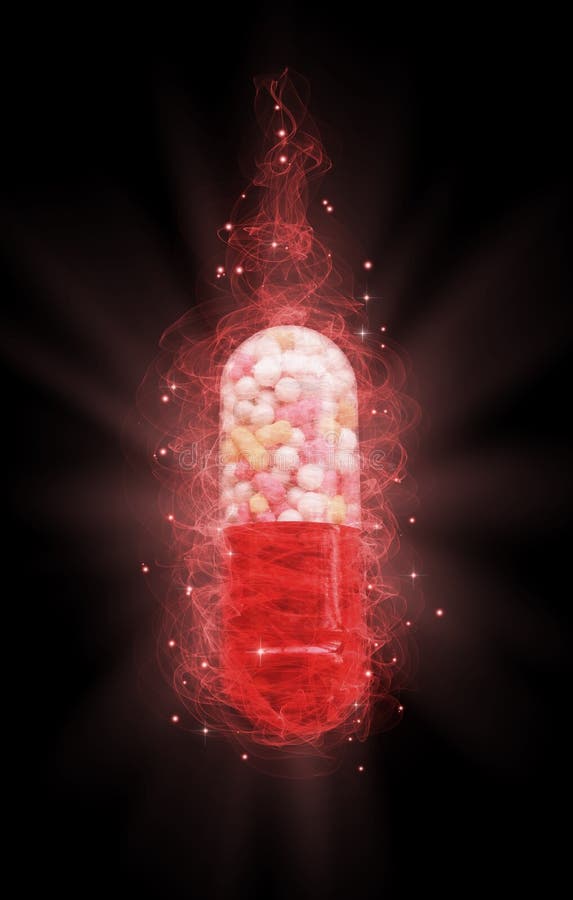 Magic pill stock photo. Image of render, happiness, magic - 57869712