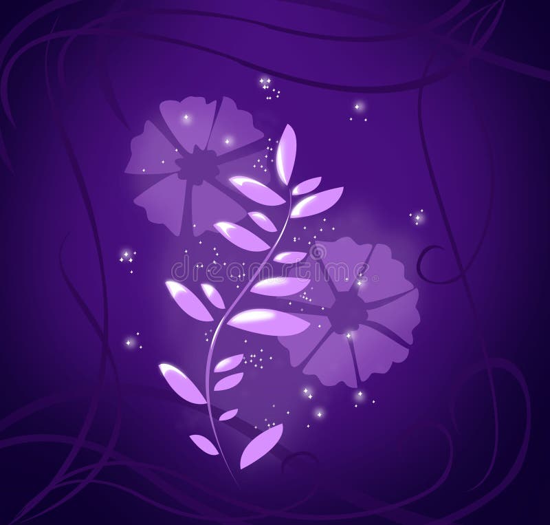 Magic plant stock vector. Illustration of curve, glitter - 4294836