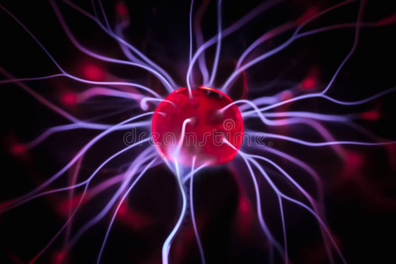 Magic plasma ball stock image. Image of light, lights - 173196829