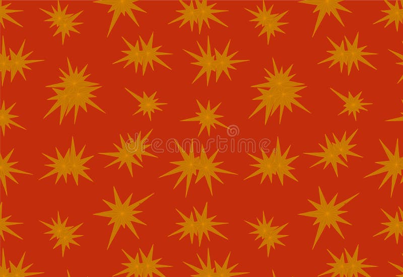 Magic golden stars pattern stock vector. Illustration of seamless ...