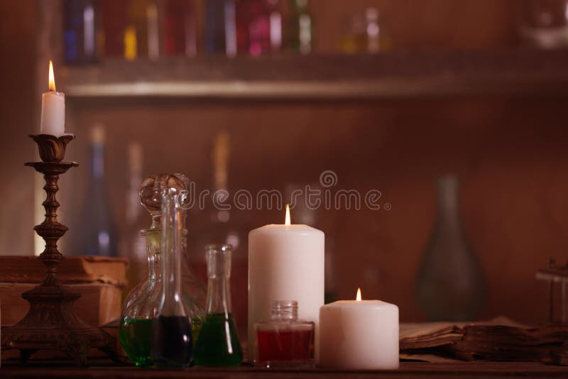 Magic Potion, Ancient Books Stock Image - Image of books, objects: 92739621
