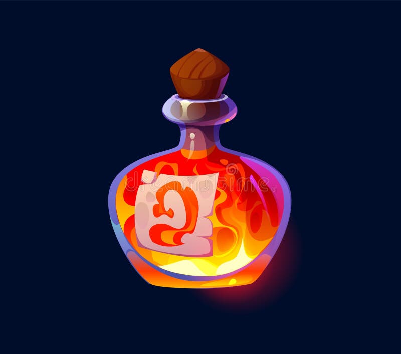 Halloween Flame Elixir Vial Game Icon Stock Illustrations – 10 ...