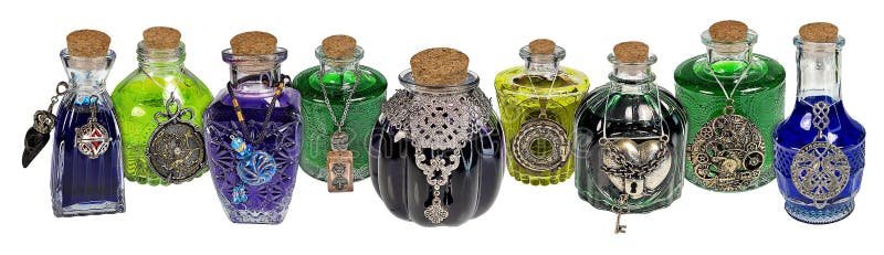 Magic Potion Set Various Potions Stock Photos - Free & Royalty-Free ...