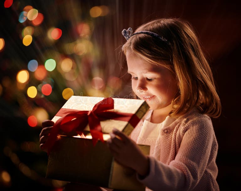 Magic present stock image. Image of wonder, child, magic - 59018699