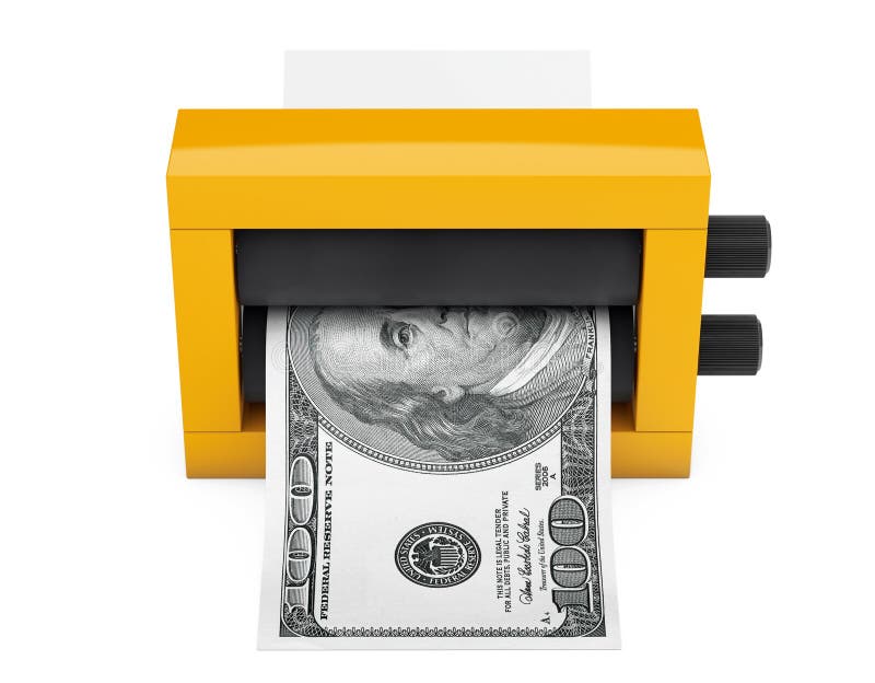Money Printing Press Stock Illustrations – 309 Money Printing Press ...