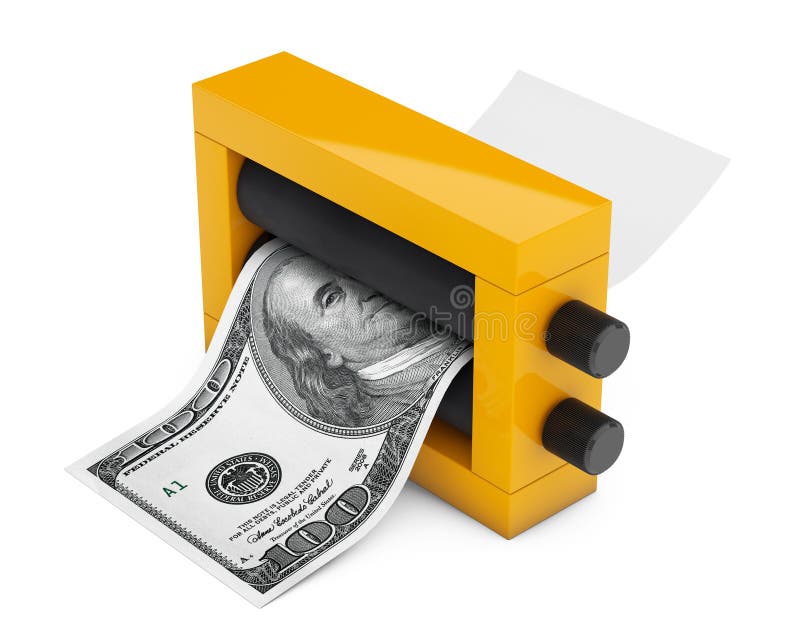 Money Printing Press Stock Illustrations – 297 Money Printing Press ...