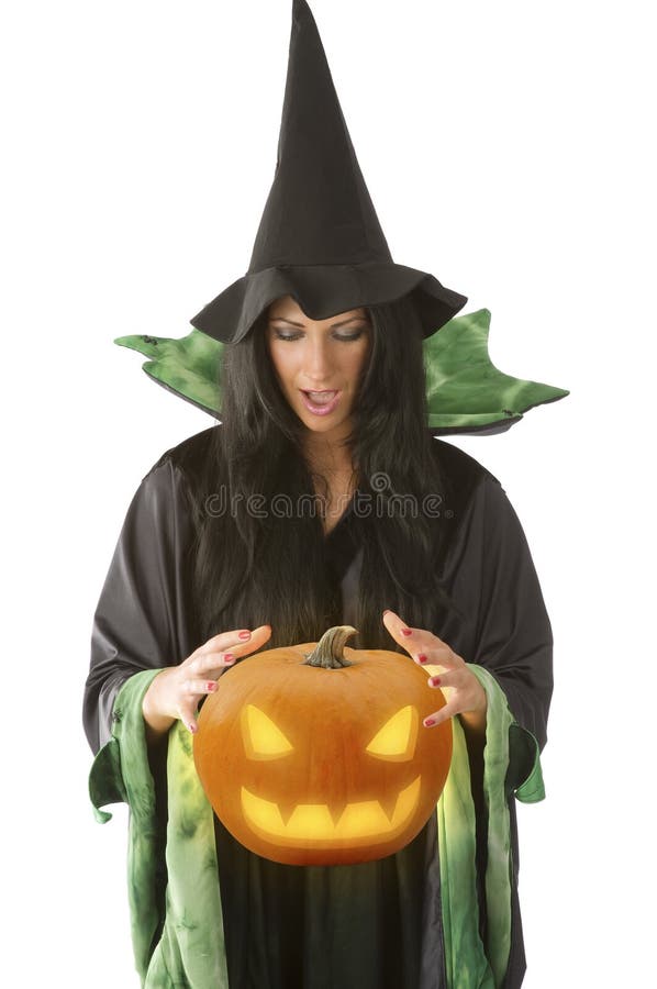 The magic pumpkin stock photo. Image of haunted, caucasian - 6668370