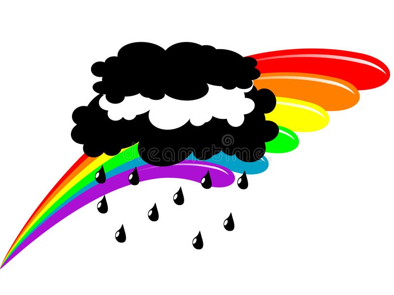 Magic rainbow stock vector. Illustration of graphic, weather - 18312048