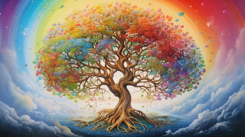 60+ Tree life rainbow Free Stock Photos - StockFreeImages
