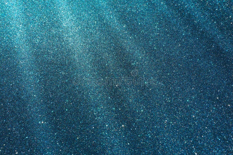 Magic Rays of Light on a Blue Surface. Bokeh, Dust Particles ...