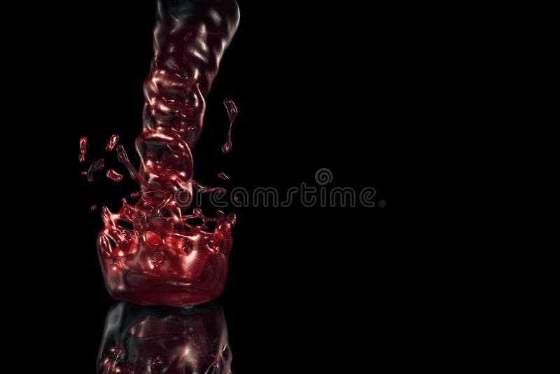 Magic red wine stock image. Image of wineglass, abstract - 13406075