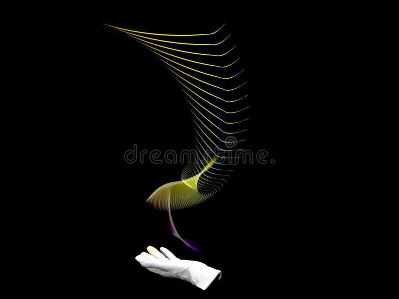 Magic Representation by Computer Generated Colorfull Lines on Black ...