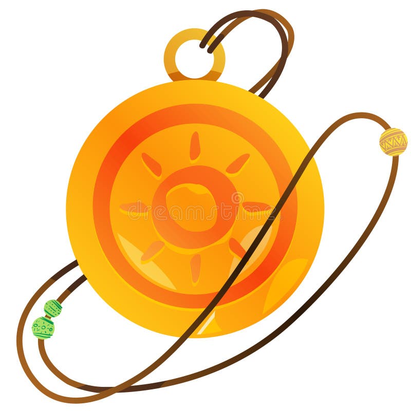 Magic Round Locket. Illustration for Gaming Mobile Applications Stock ...