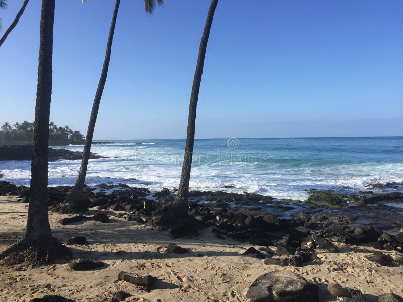 Magic Sands Beach, Hawaii stock image. Image of hawaii - 70804015