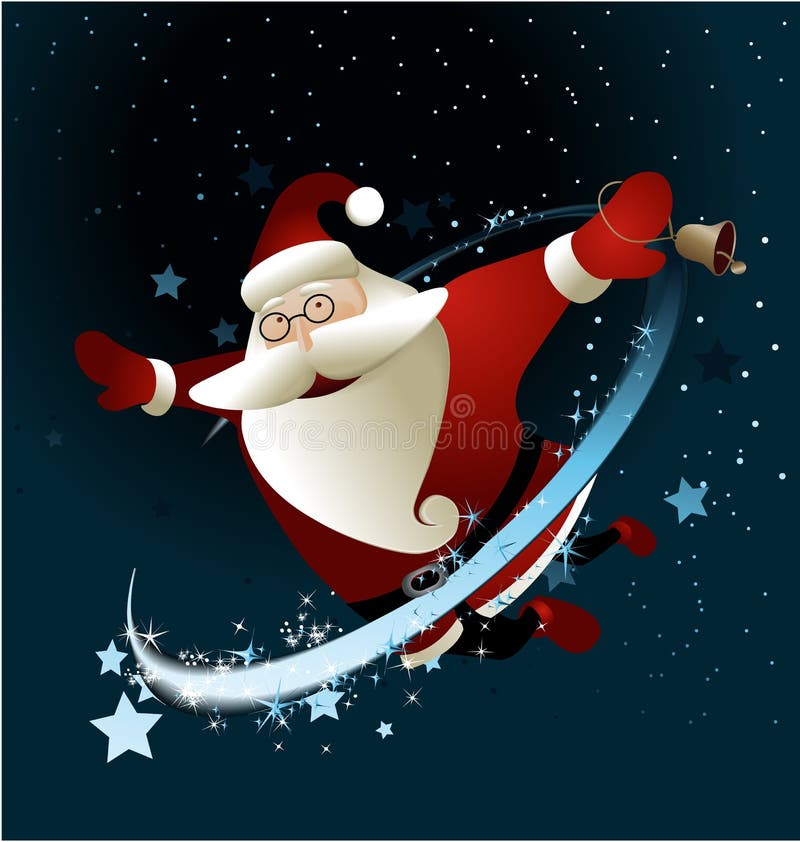 Santa Claus archer stock illustration. Illustration of holiday - 42612314