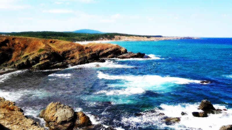 Magic of the sea stock photo. Image of landscape, coast - 100973338