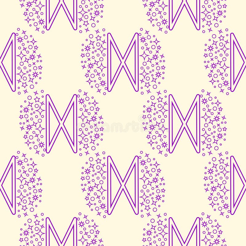 Magic Seamless Pattern with Constellations, Sun, Moon, Magic Eyes ...