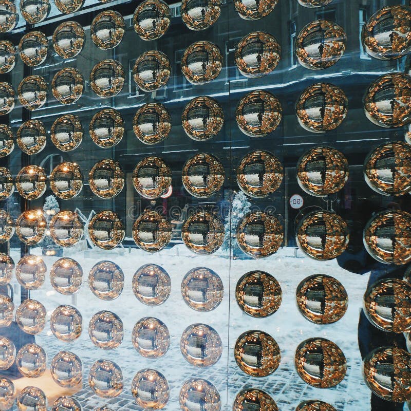 Magic Shiny Balls Shop Window Kiev Stock Photos - Free & Royalty-Free ...