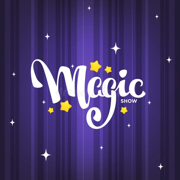 Magic Show Sign Stock Illustrations – 10,453 Magic Show Sign Stock ...