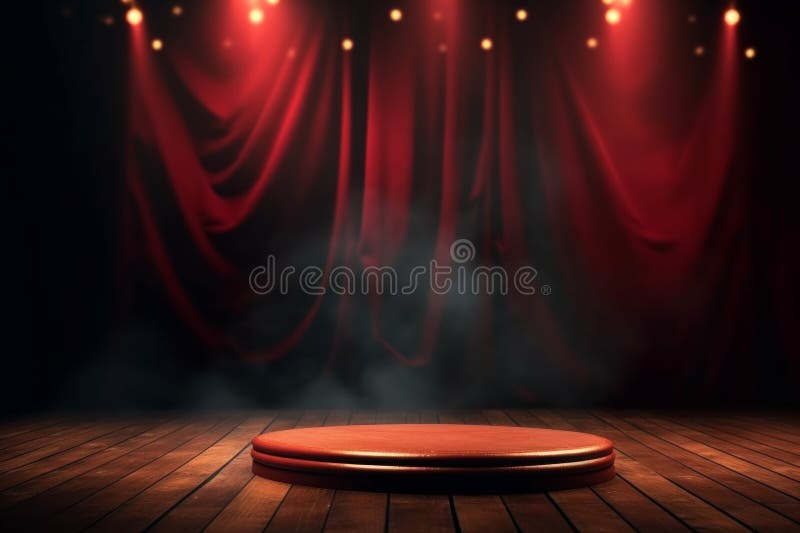 Magic Show Scene. Generate Ai Stock Illustration - Illustration of ...