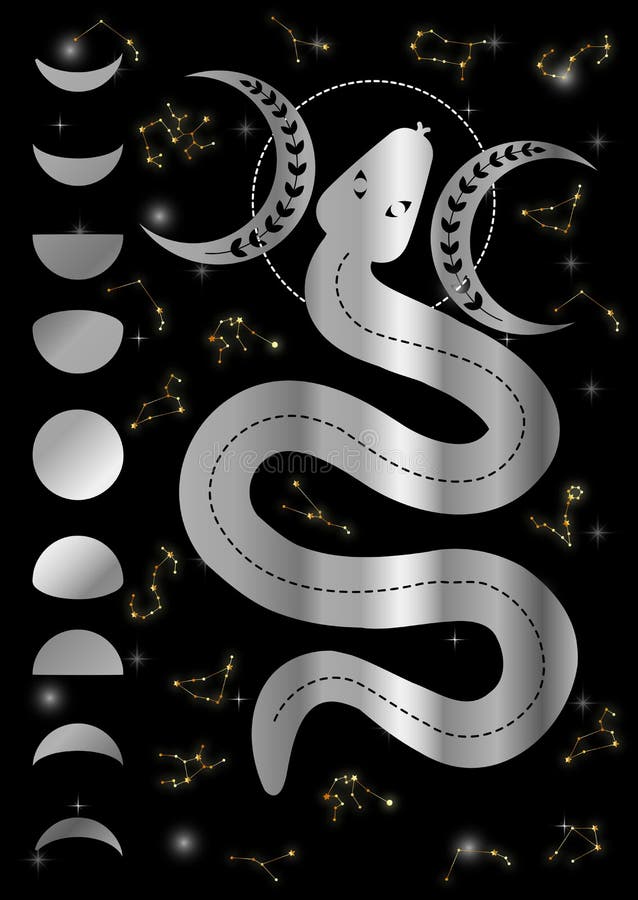 Snake Constellation Stock Illustrations – 389 Snake Constellation Stock ...