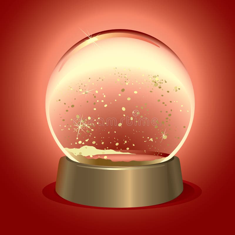 Magic Snow Dome stock vector. Illustration of isolated - 11574883