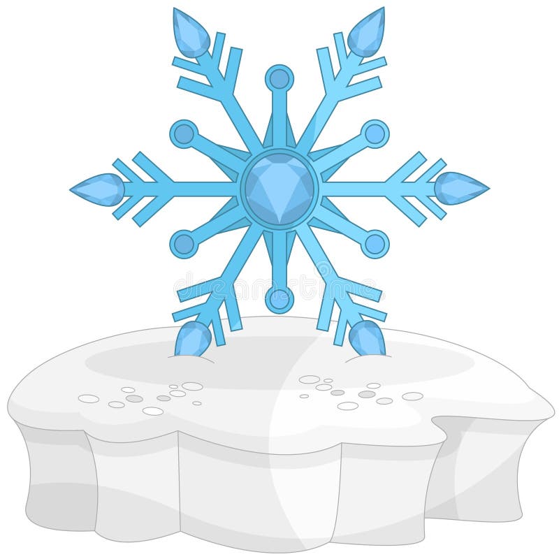 Magic Snowflake stock vector. Illustration of fairytale - 64408978