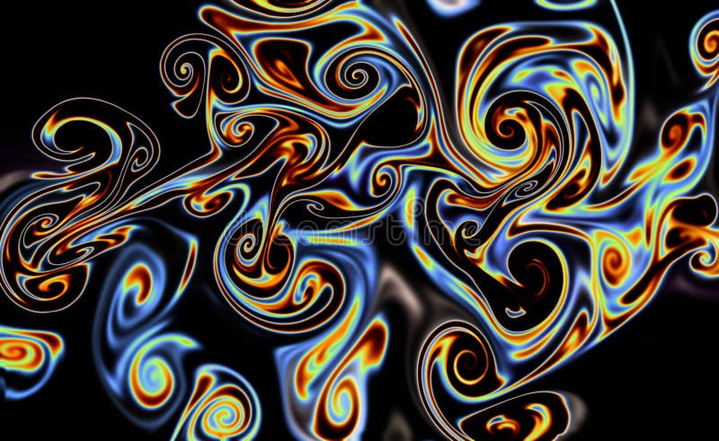 Magic Space Texture, Pattern, Looks Like Colorful Smoke and Fire ...